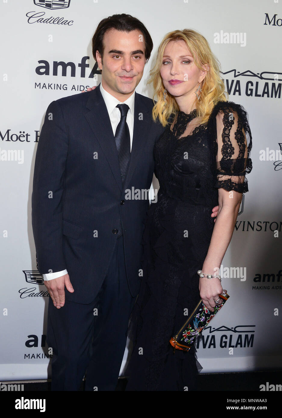 Courtney Love, Nicholas Jarecki 042 at the amfAR's Inspiration Gala Los ...
