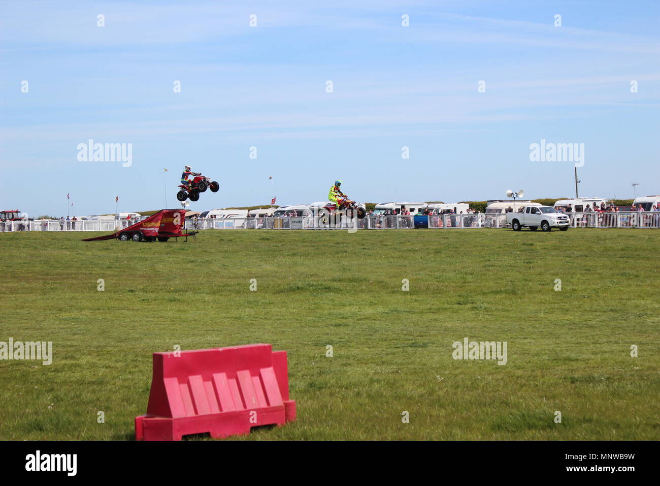 Anglesey Wales, 19 May 2018. Matt Coulter, the Kangaroo Kid is a world ...