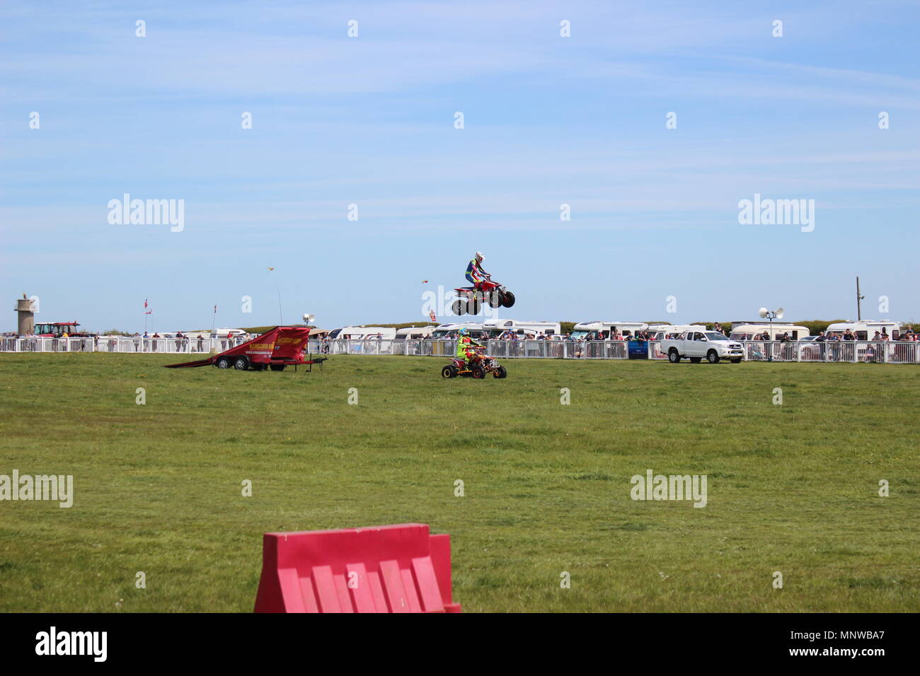 Anglesey Wales, 19 May 2018. Matt Coulter, the Kangaroo Kid is a world ...