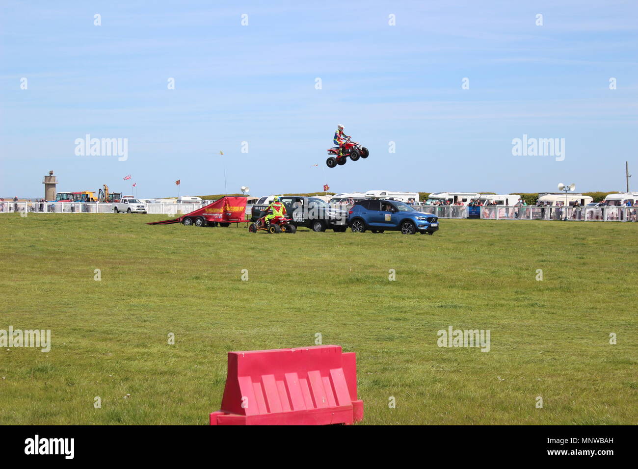 Anglesey Wales, 19 May 2018. Matt Coulter, the Kangaroo Kid is a world ...