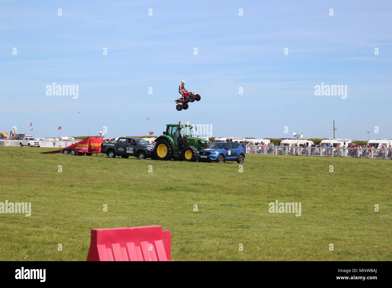 Anglesey Wales, 19 May 2018. Matt Coulter, the Kangaroo Kid is a world ...