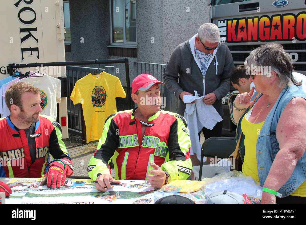 Anglesey Wales, 19 May 2018. Matt Coulter, the Kangaroo Kid is a world ...