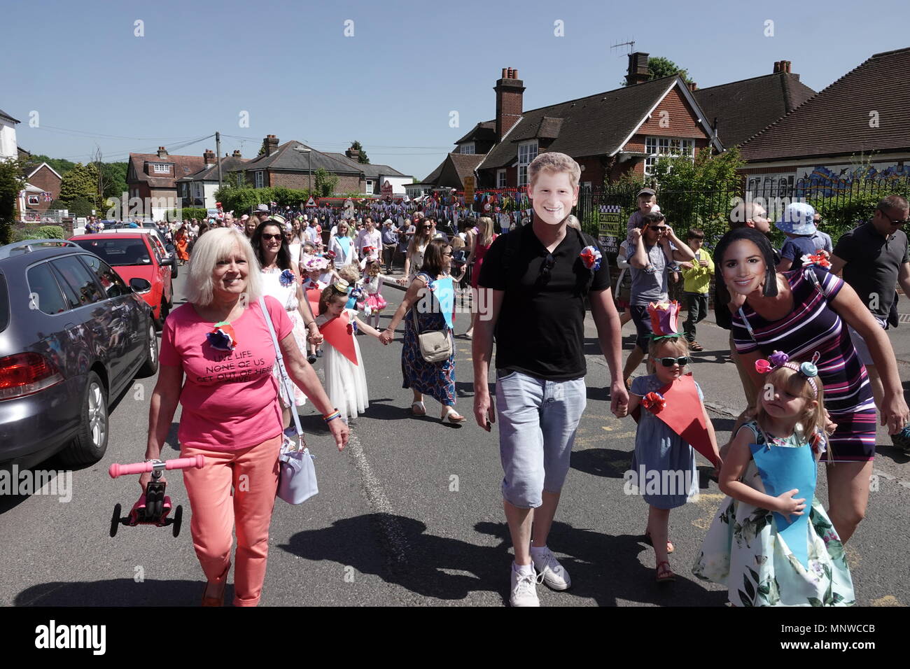 Walton on the Hill, Surrey, UK . 19th May, 2018 Scenes from the "Royal ...