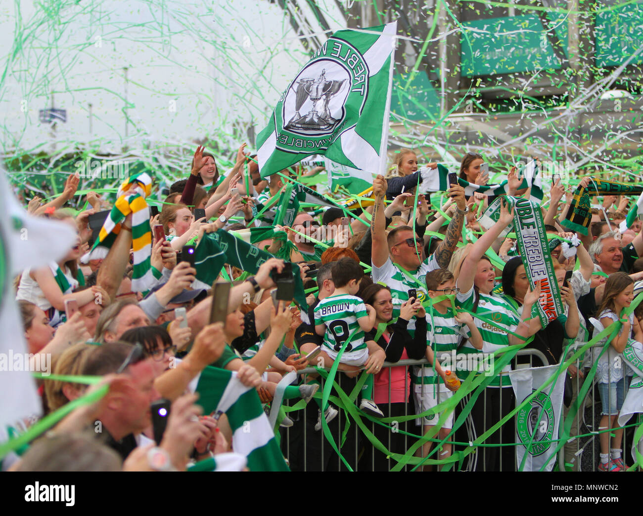 Celtic football treble hi-res stock photography and images - Alamy
