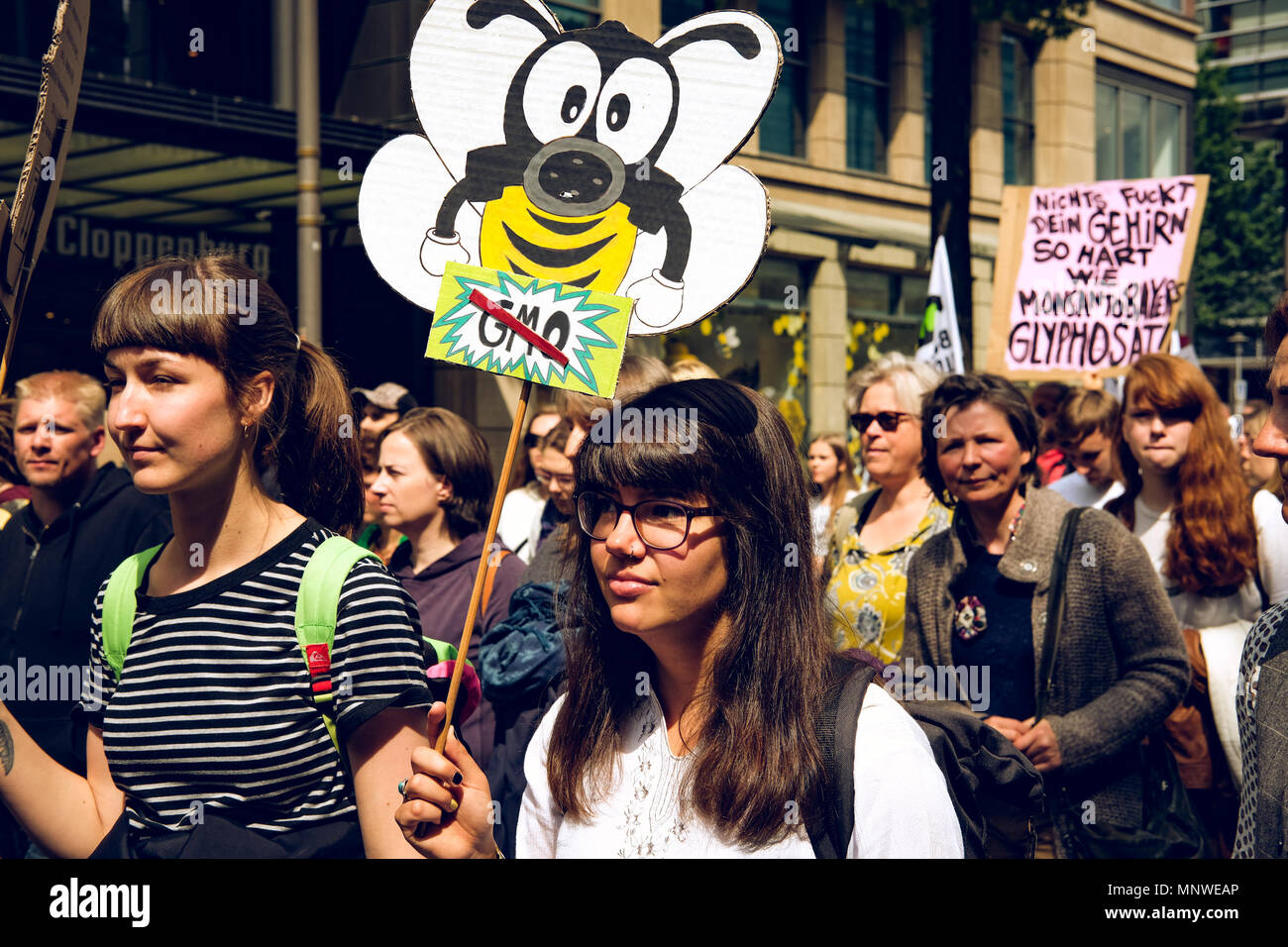Gmo protest poster hi-res stock photography and images - Alamy