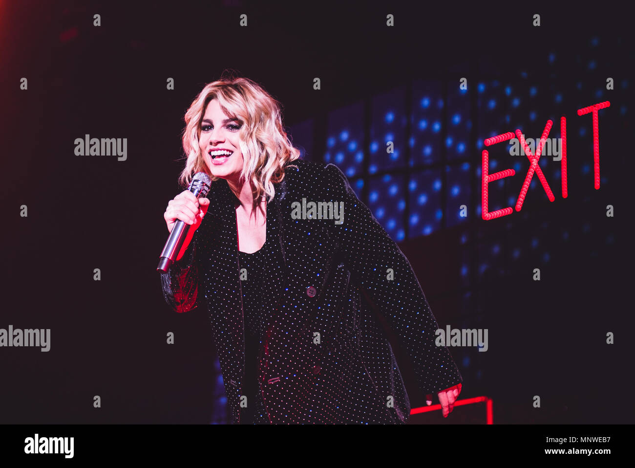 Italy, May 19th 2018: The Italian singer and songwriter Emma (real name ...