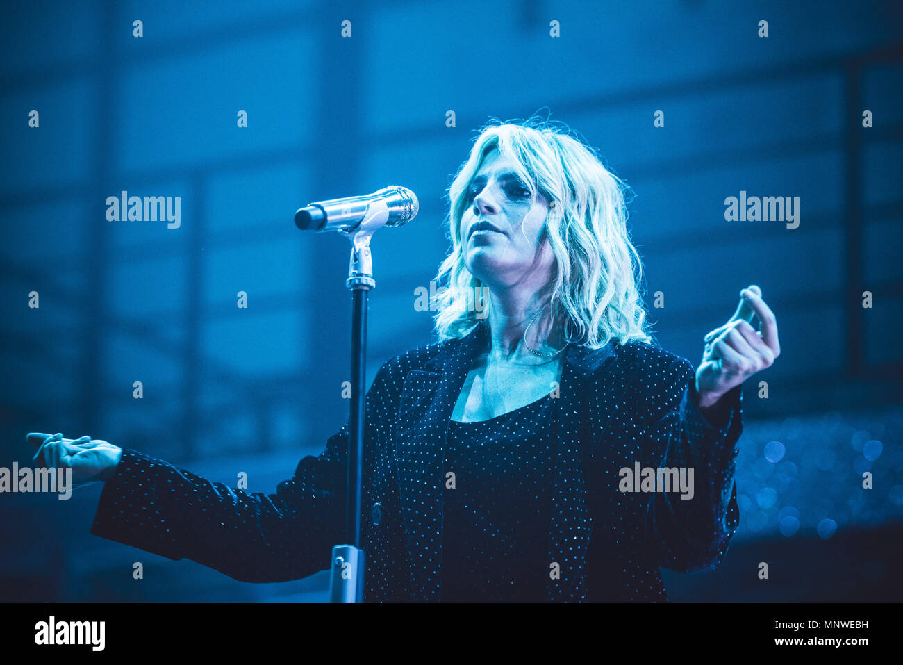 Italy, May 19th 2018: The Italian singer and songwriter Emma (real name ...