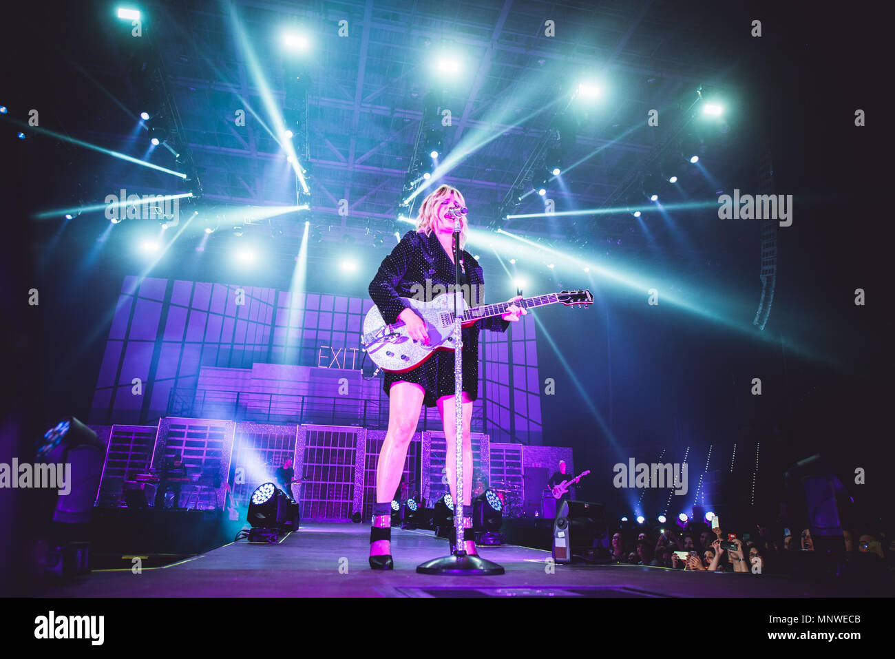 Italy, May 19th 2018: The Italian singer and songwriter Emma (real name ...
