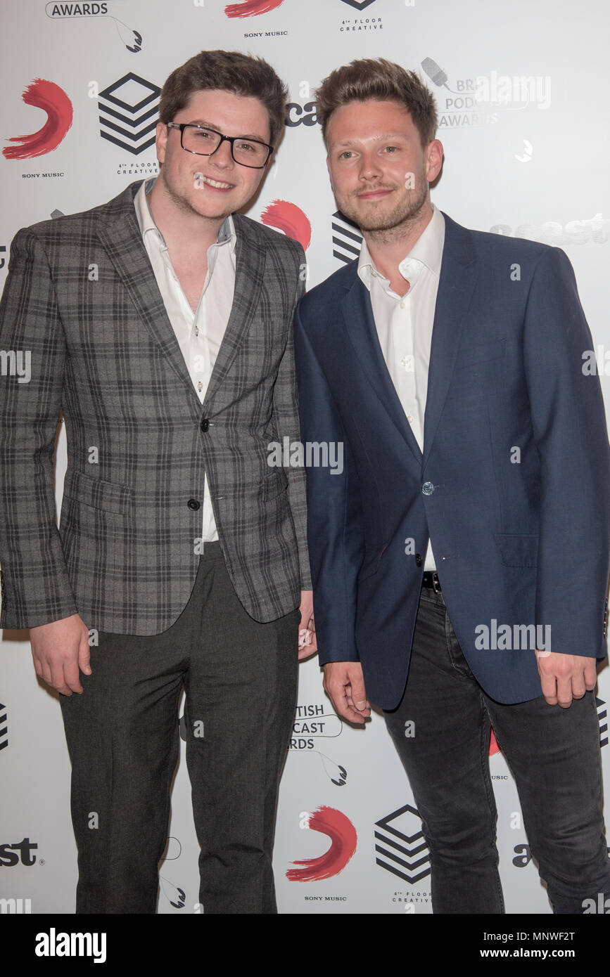 London, UK. Will Manning (R) attend the Annual award ceremony ...