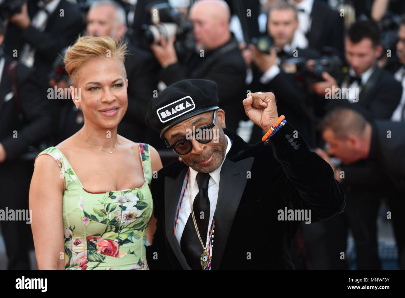 May 19, 2018 - Cannes, France: Spike Lee, Tonya Lewis Lee attend the ...