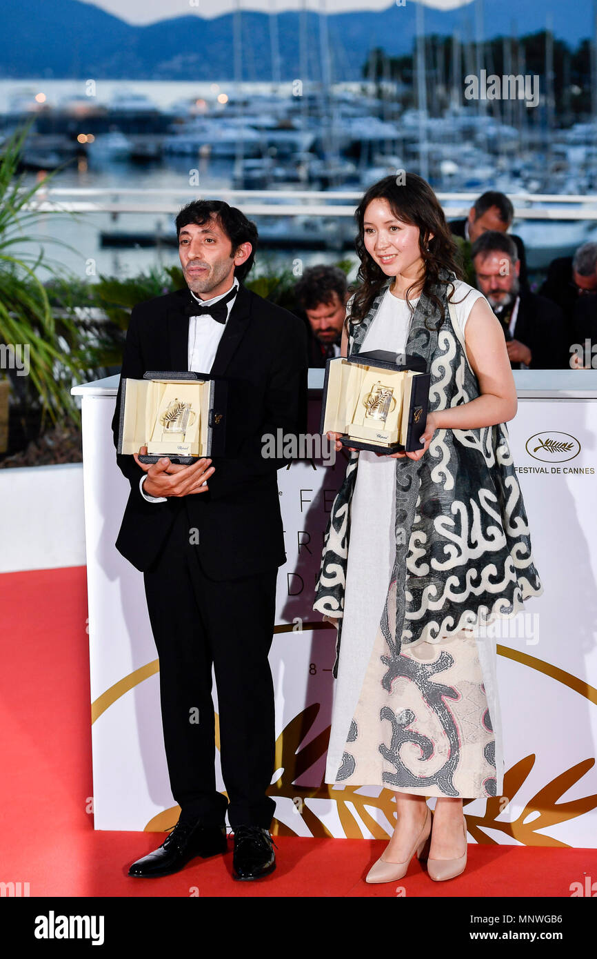Cannes, France. 19th May, 2018. Actor Marcello Fonte who was awarded ...