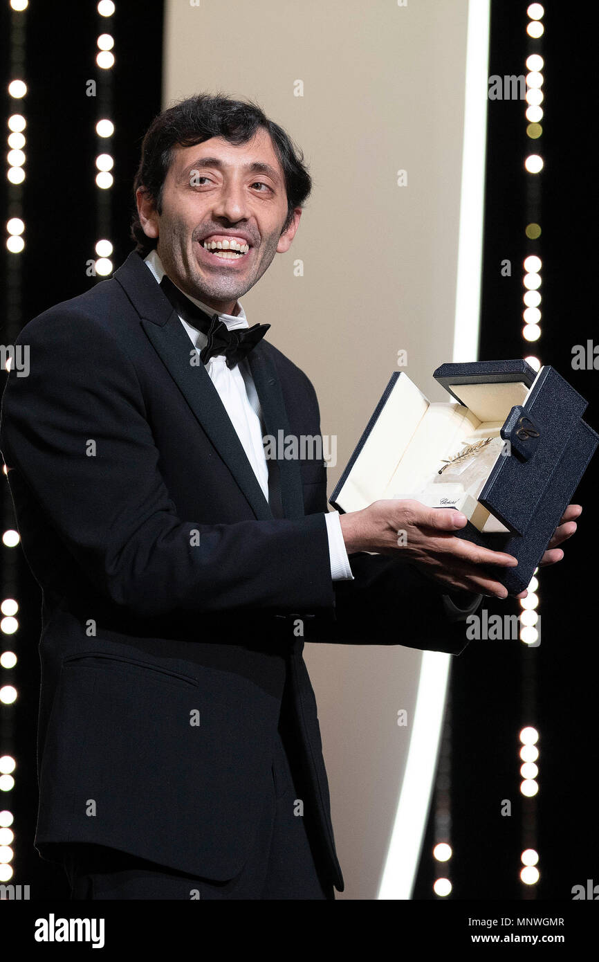 Cannes, France. 19th May, 2018. Italian actor Marcello Fonte who was ...