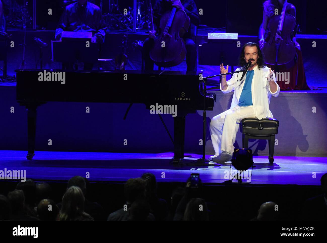 New York, NY, USA. 19th May, 2018. Yanni on stage for Yanni 25 ...