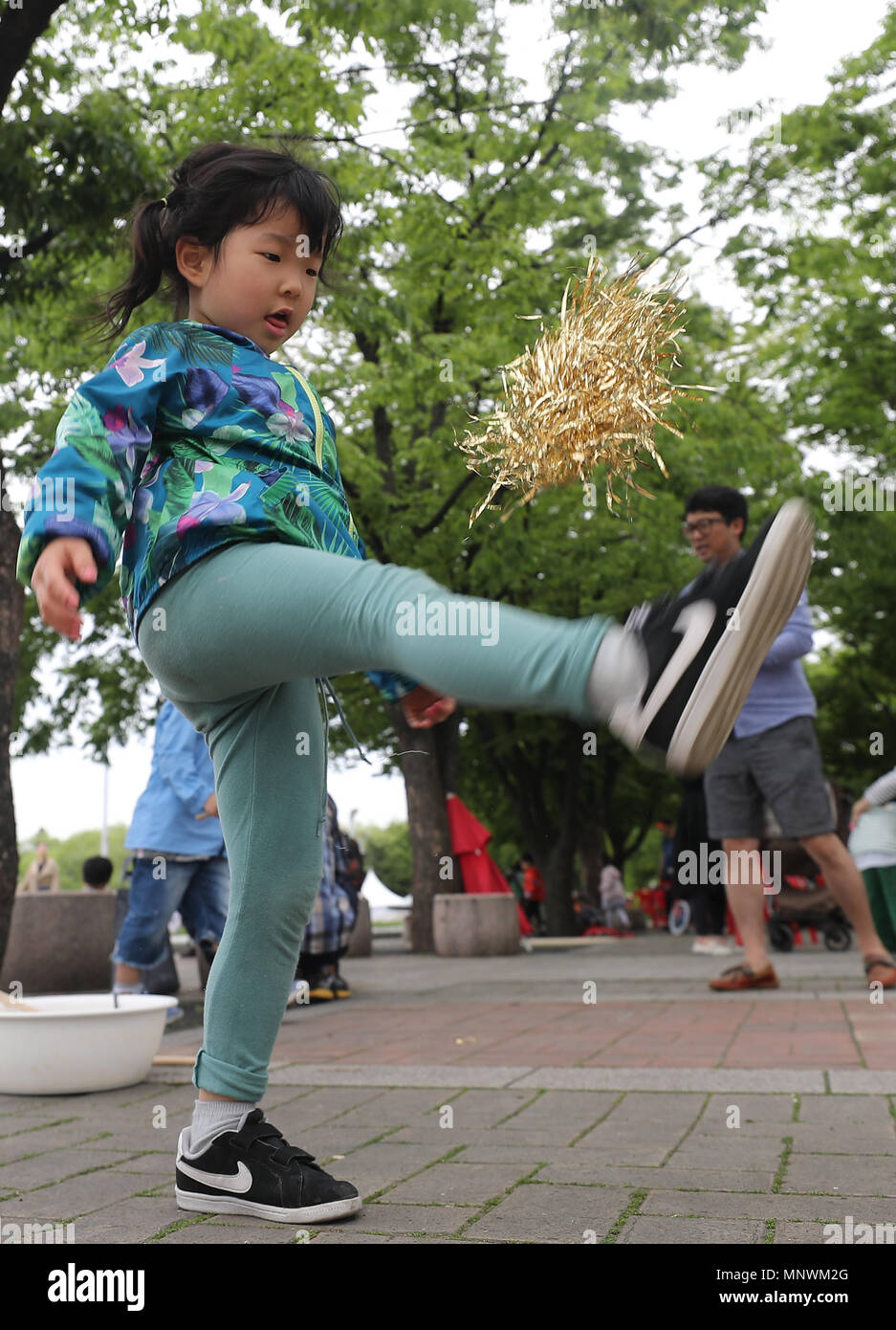 Seoul, Korea. 20th May, 2018. Festival on traditional Korean play ...