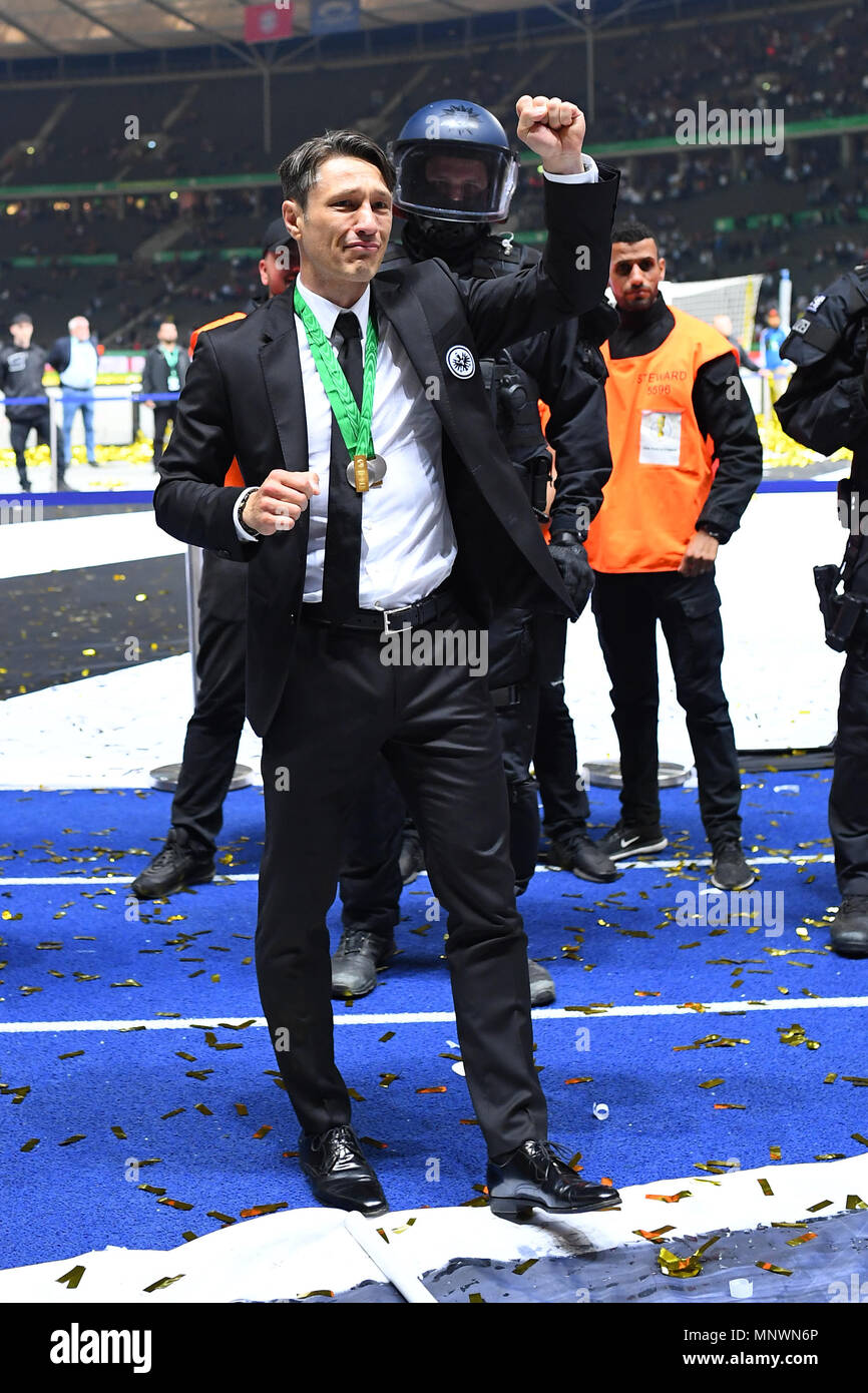 Berlin, Deutschland. 19th May, 2018. coach Niko Kovac (Eintracht ...
