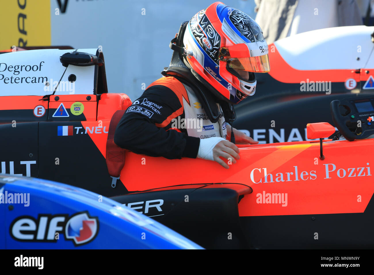 Silverstone, United Kingdom. 20th May, 2018. Thomas Neubauer (Tech 1 ...