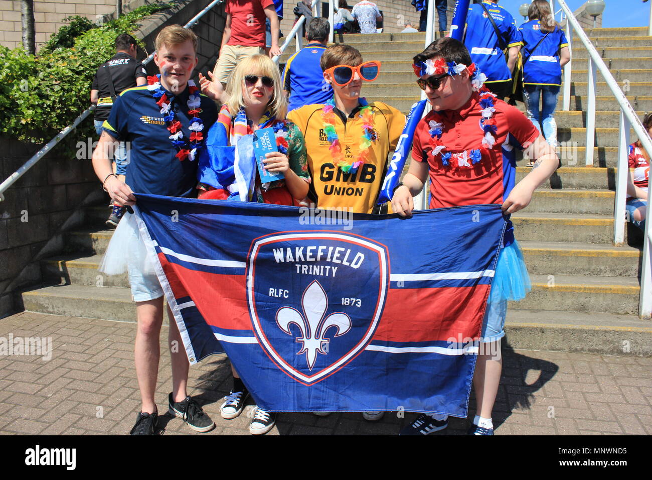 Wakefield trinity fans hi-res stock photography and images - Alamy