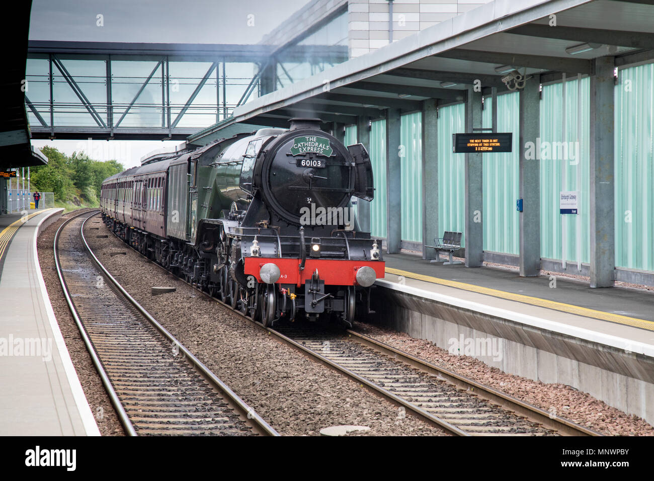 Edinburgh Gateway, Edinburgh, United Kingdom, Sunday May 20th 2018. The ...
