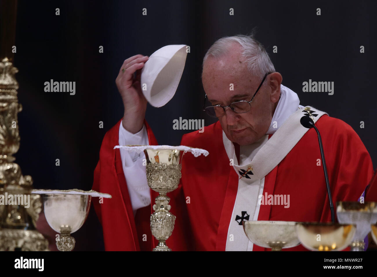Rome, Italy. 20th May 2018. (Holy See) POPE FRANCIS celebrates ...