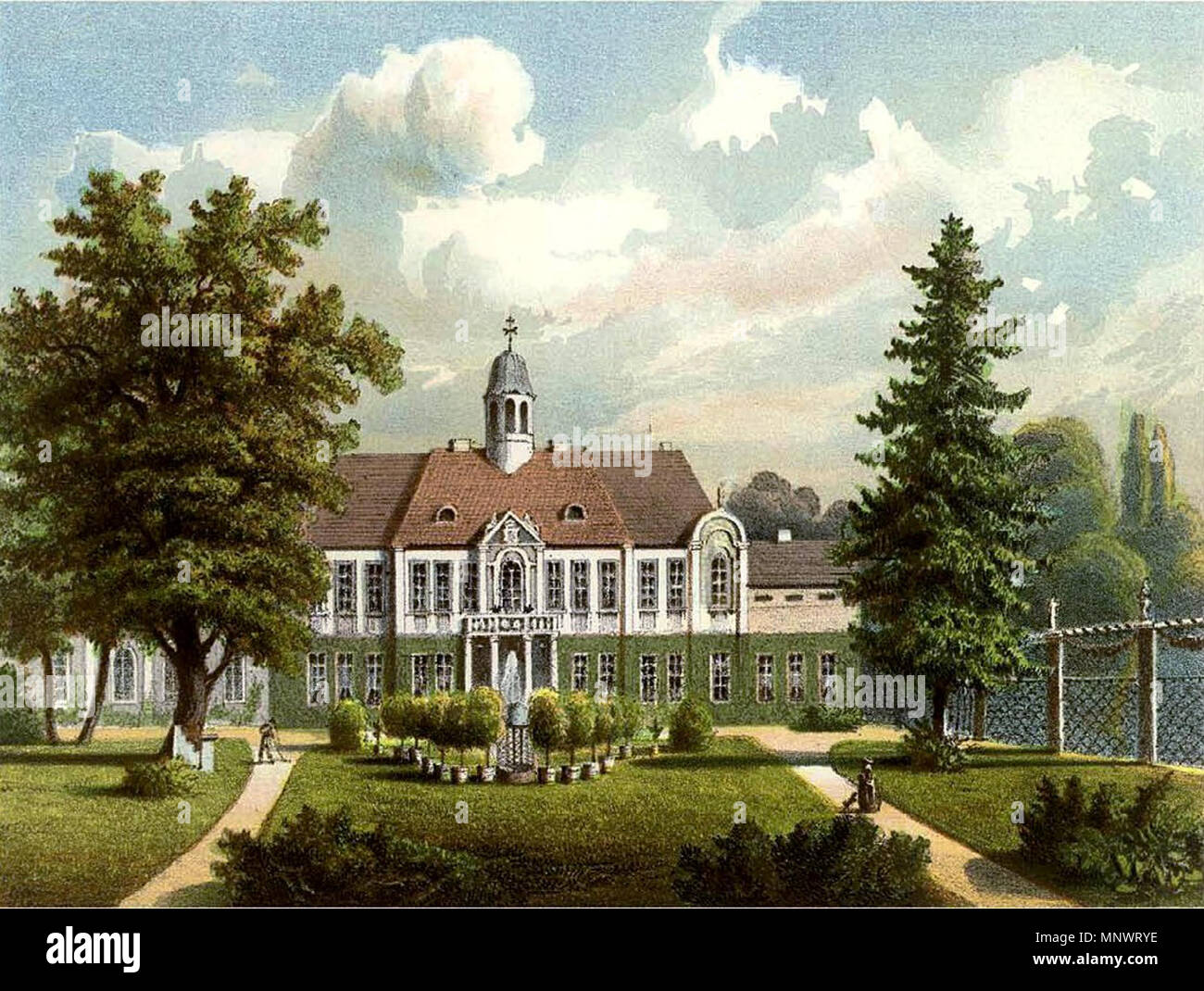 . Deutsch: Rittergut Carow . between 1857 and 1883. Alexander Duncker ...