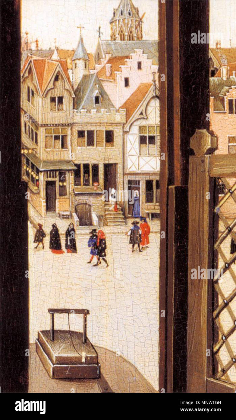1067 Robert Campin - Mérode Altarpiece (detail) - WGA14425 Stock Photo - Alamy
