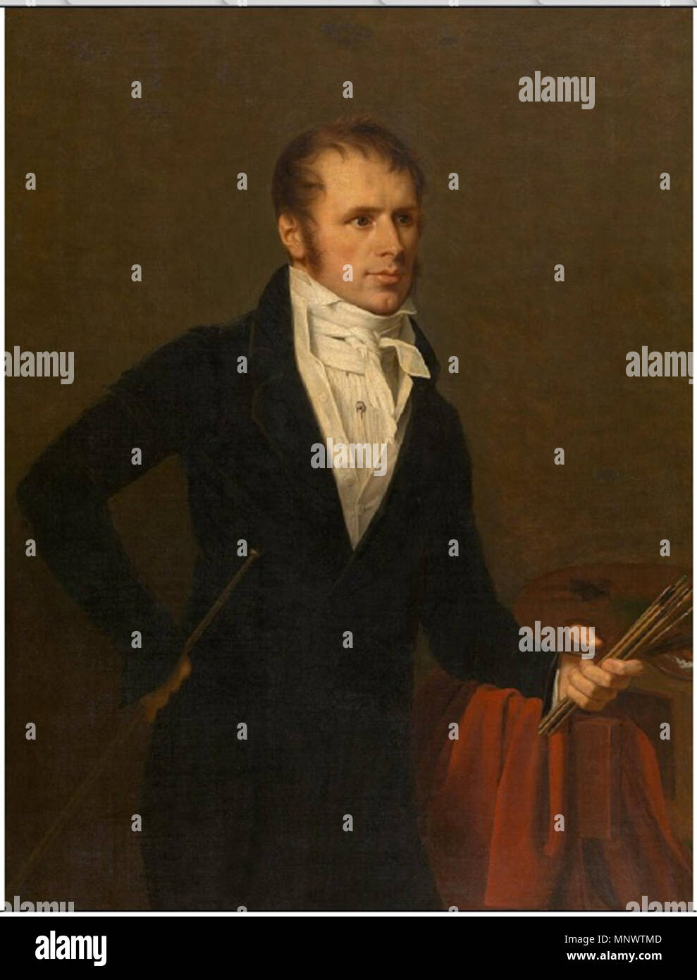 1067 Robert Jacques François Faust Lefèvre - Portrait of the painter ...