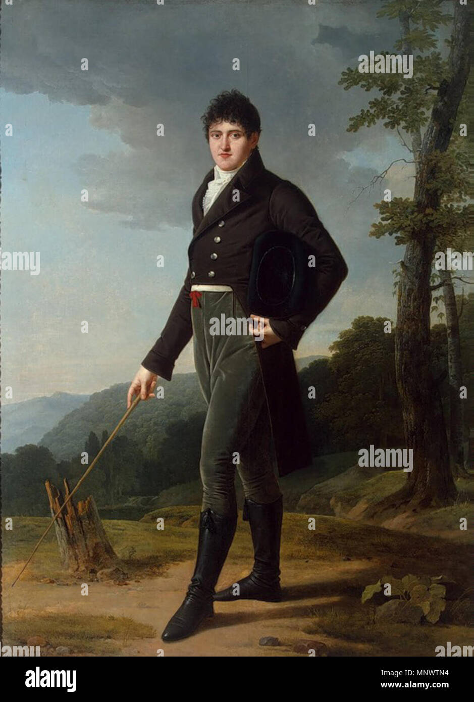 . Robert Lefèvre. Portrait of Count Andrei Ilyich Bezborodko. 1804. Oil ...