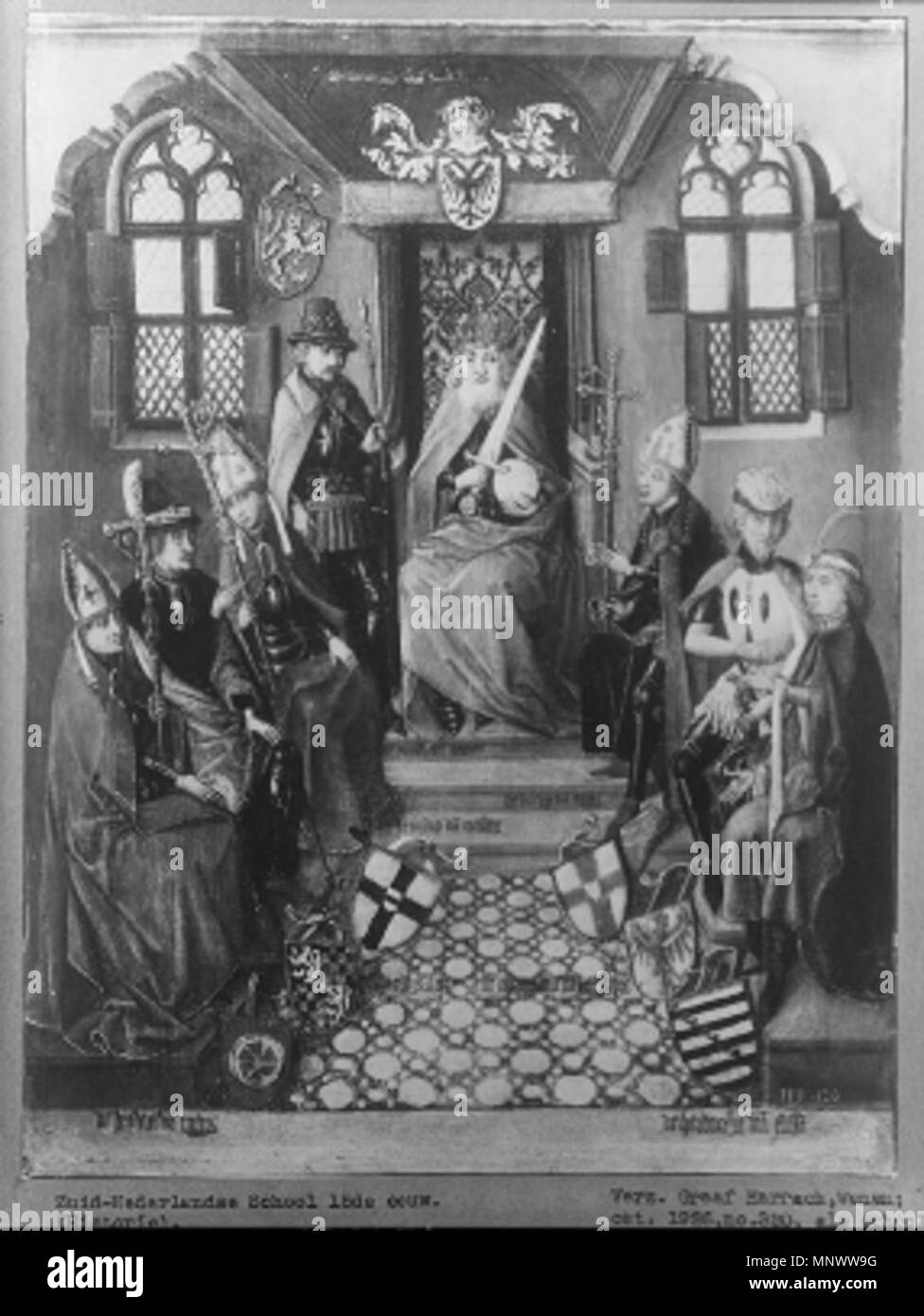 English: Emperor and electors between 1451 and 1500. 1070 Rogier van ...