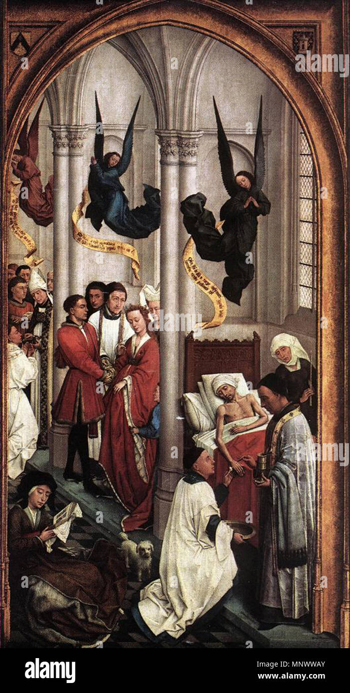 Seven Sacraments (right wing) between 1445 and 1450. 1070 Rogier van der Weyden - Seven ...