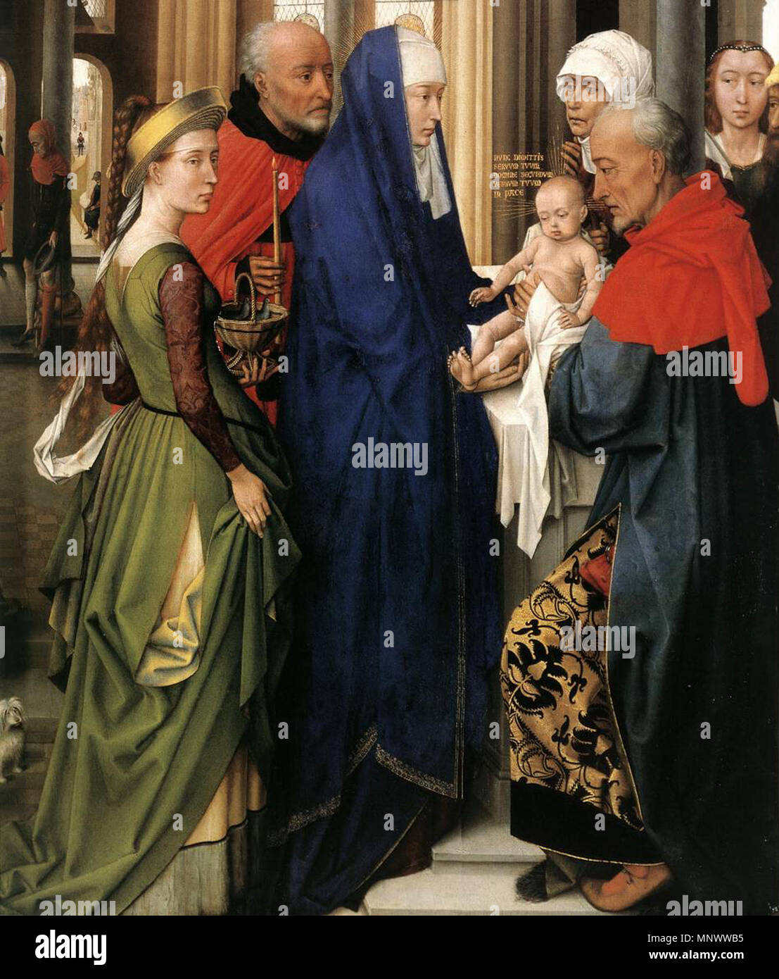 St Columba Altarpiece (detail) circa 1455. 1070 Rogier van der Weyden ...