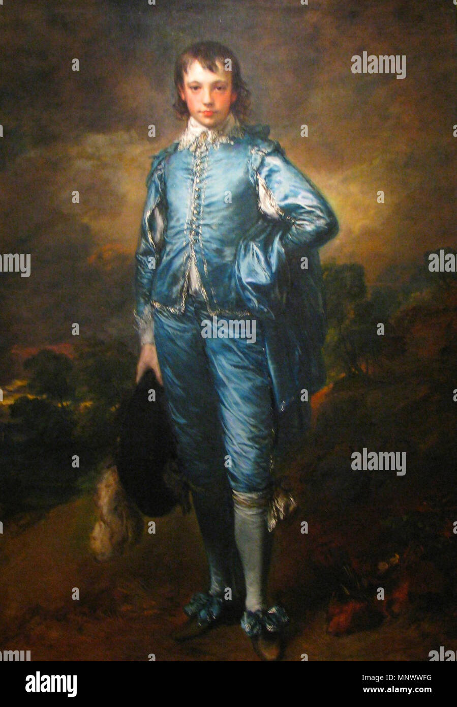 The Blue Boy, Portrait of Jonathan Buttall circa 1770. 1169 The Blue ...