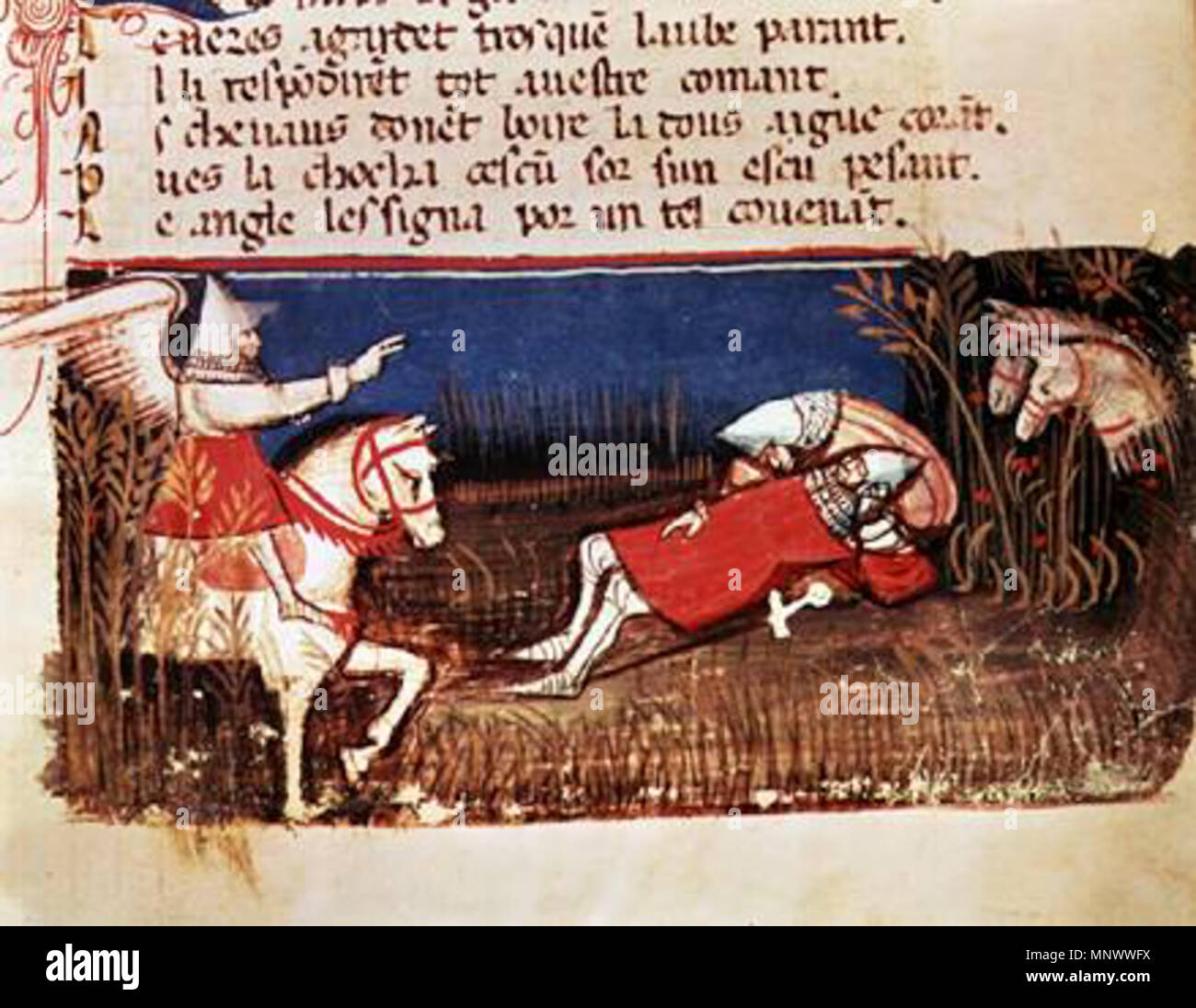 . English: 14th Century Manuscript of the Chanson de Roland Русский ...