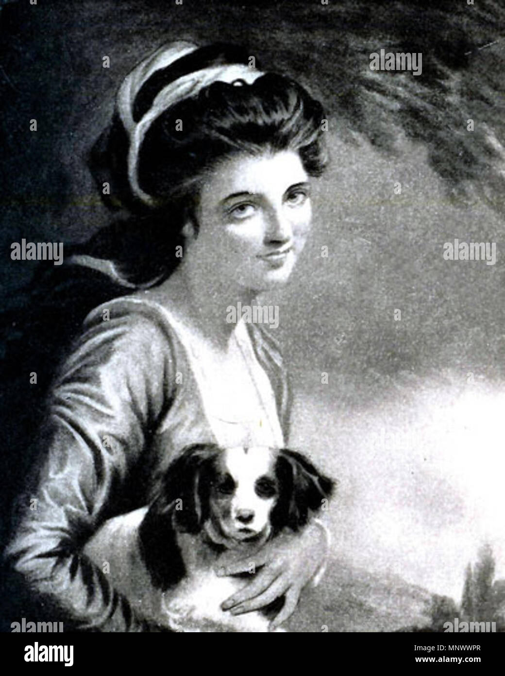 Lady Hamilton as Nature 1782. 1072 Romney - Emma, Lady Hamilton Stock ...