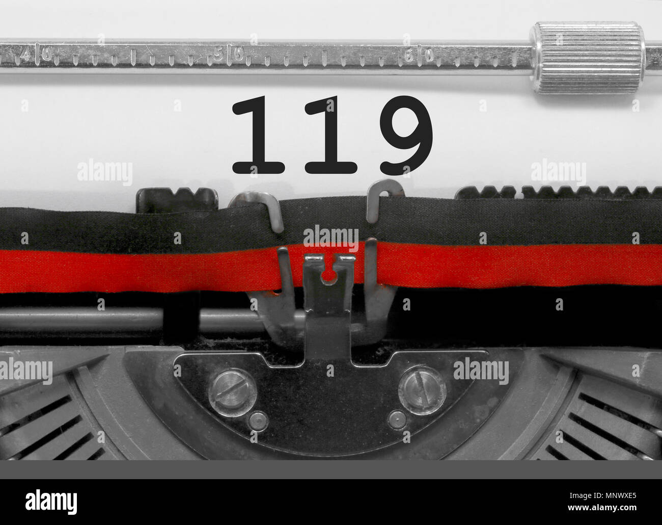 Number 119 hi-res stock photography and images - Alamy