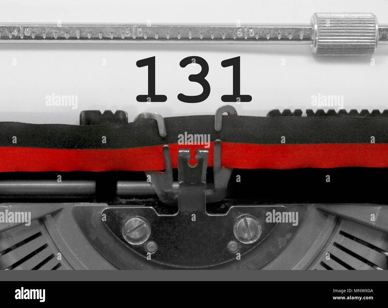 Number 131 High Resolution Stock Photography and Images - Alamy