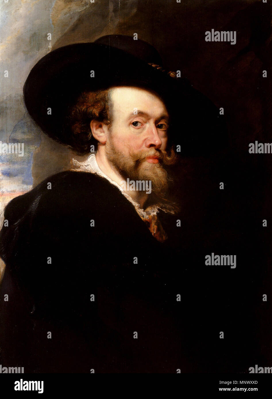 Self-portrait 1623. 1076 Rubens Self-portrait 1623 Stock Photo - Alamy