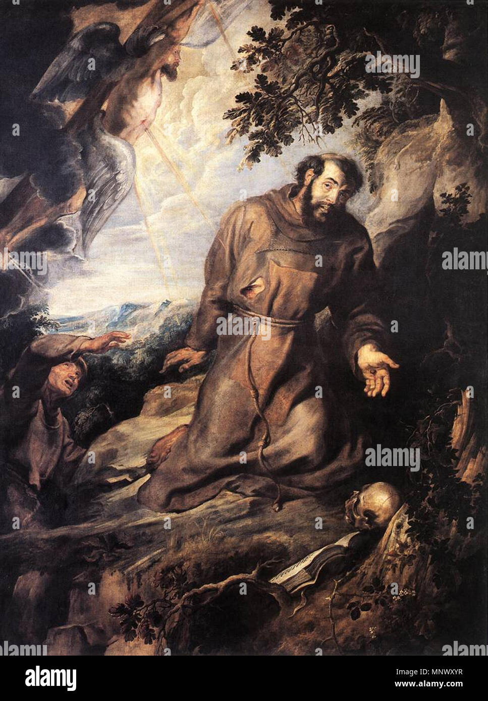 St Francis of Assisi Receiving the Stigmata 1630s. 1076 Rubens, Peter Paul - St Francis of ...