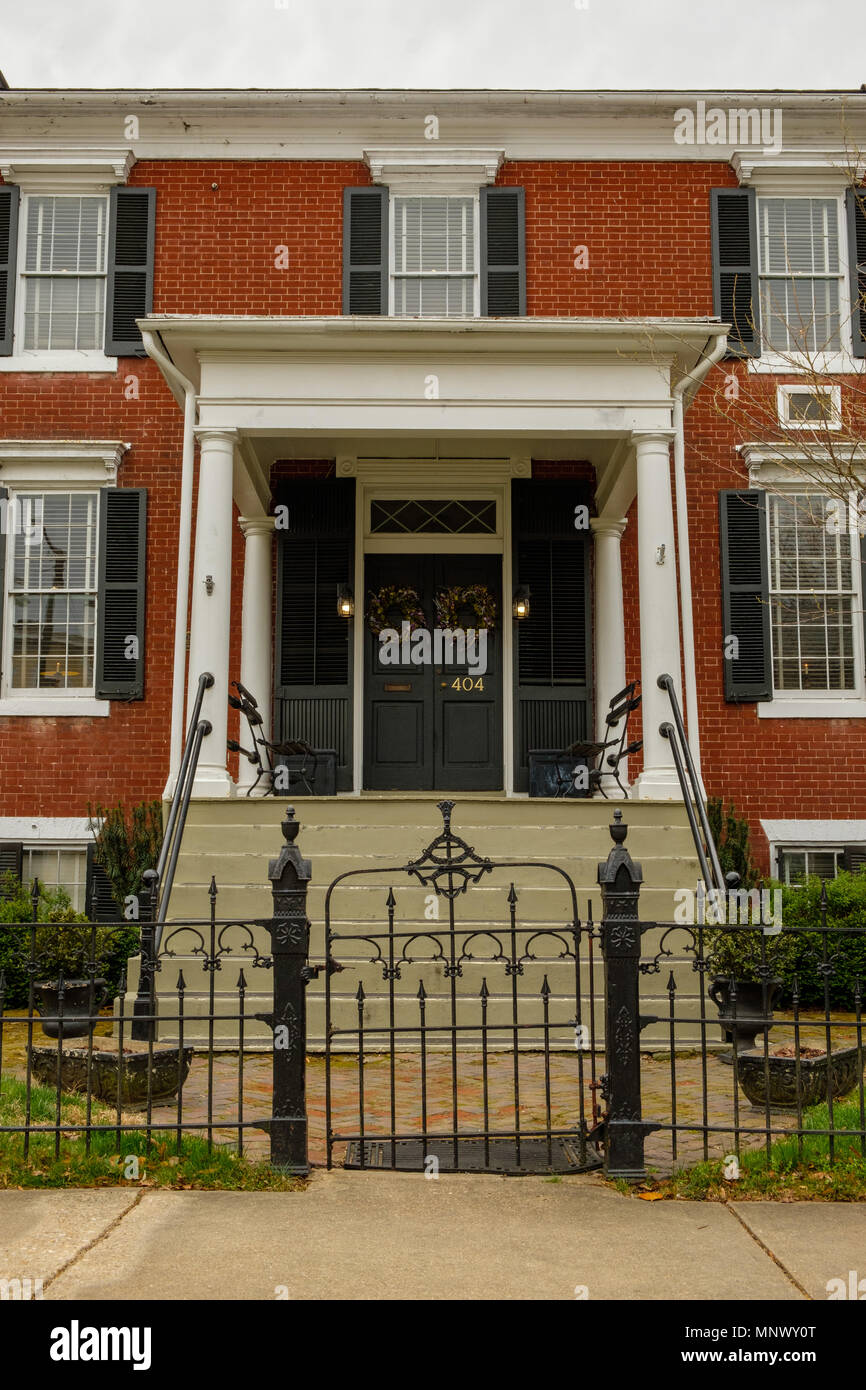 Restored front portico hi-res stock photography and images - Alamy