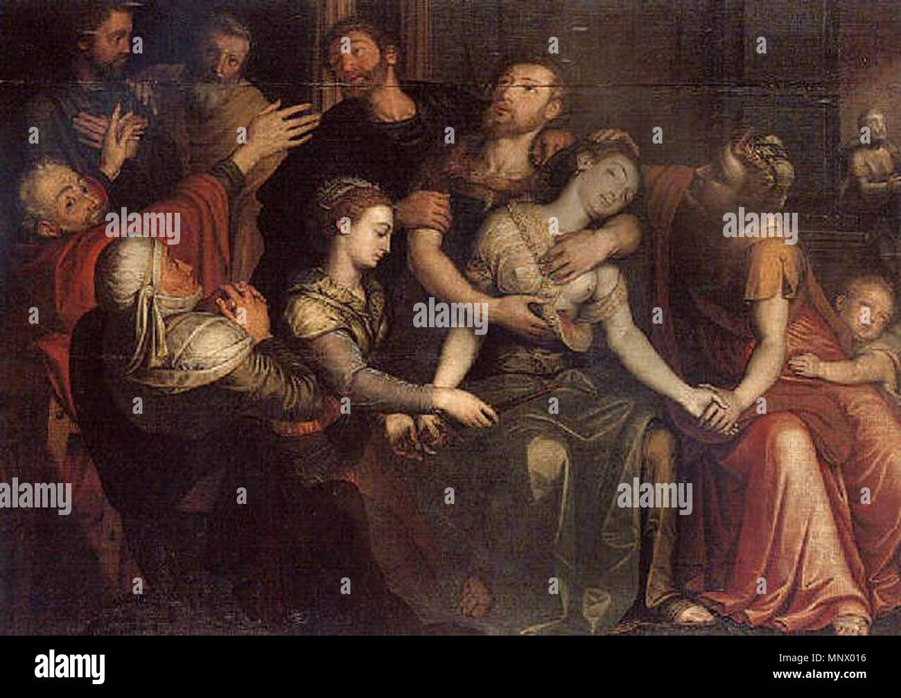 The Death of Lucretia 1561. 1081 Bernaert de Ryckere - The Death of ...