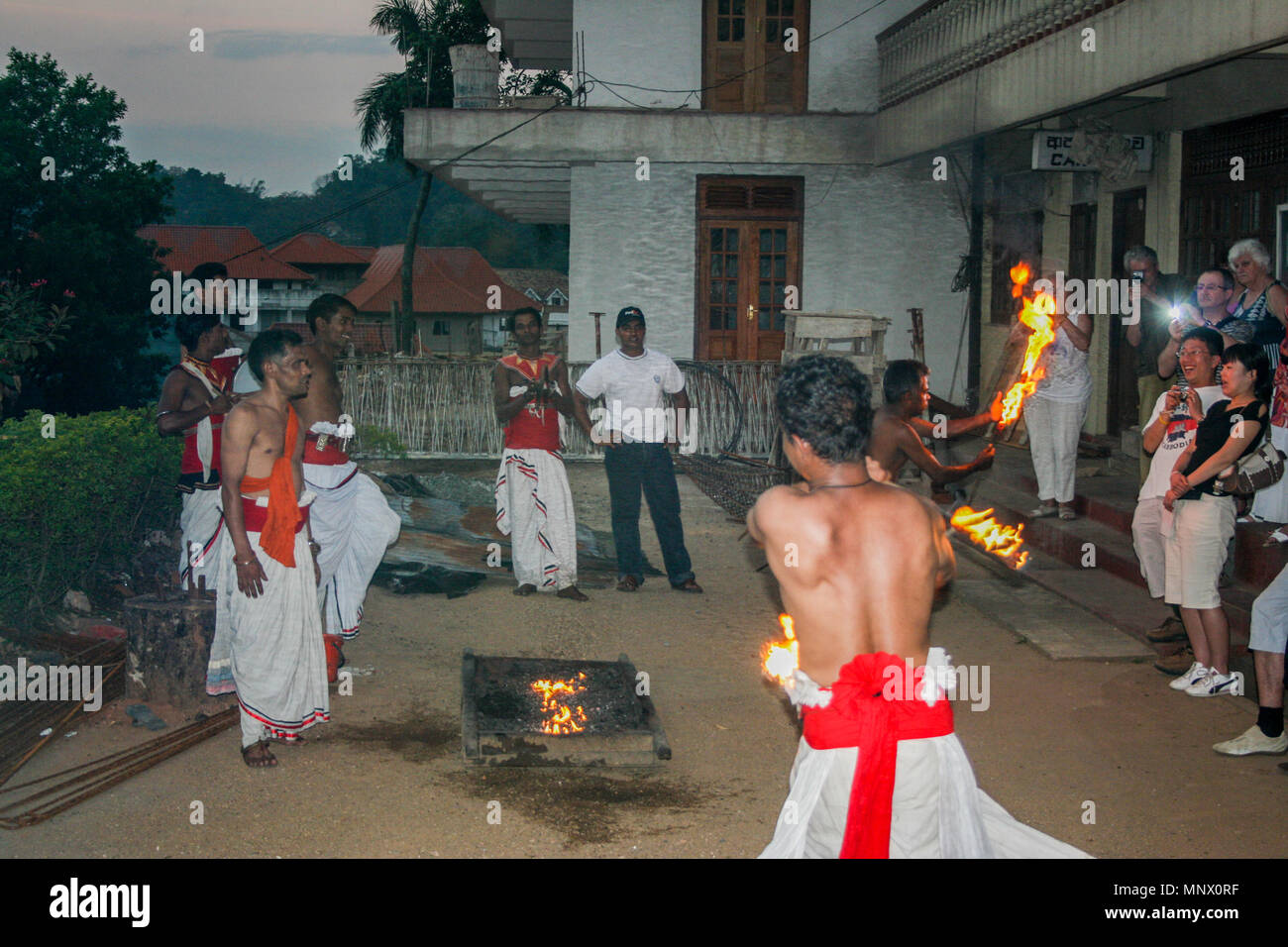 Men firewalking in Kandy, Sri Lanka Stock Photo - Alamy