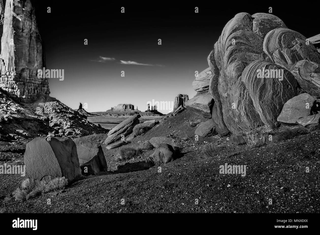 Monument Valley Rock Formations Stock Photo - Alamy
