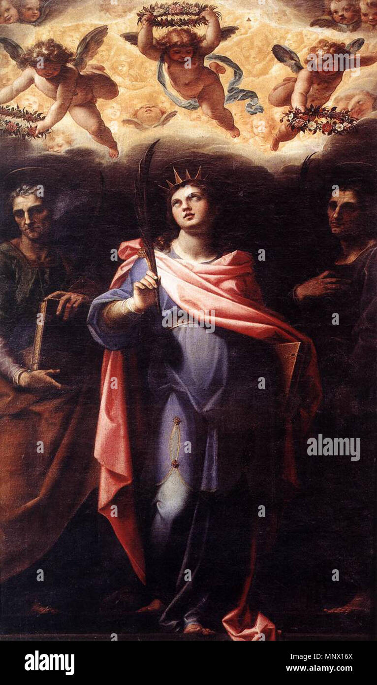 Saints Domitilla, Nereus and Achilleus between circa 1598 and circa ...