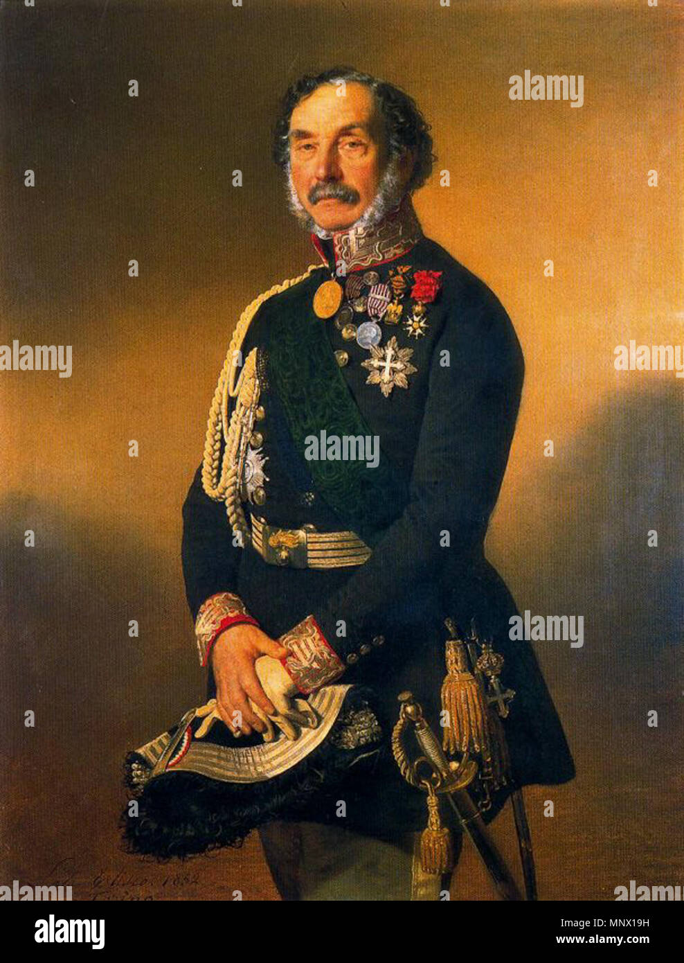 . Portrait of count Teodoro Lechi . 1852. 1086 Sala - Teodoro Lechi ...