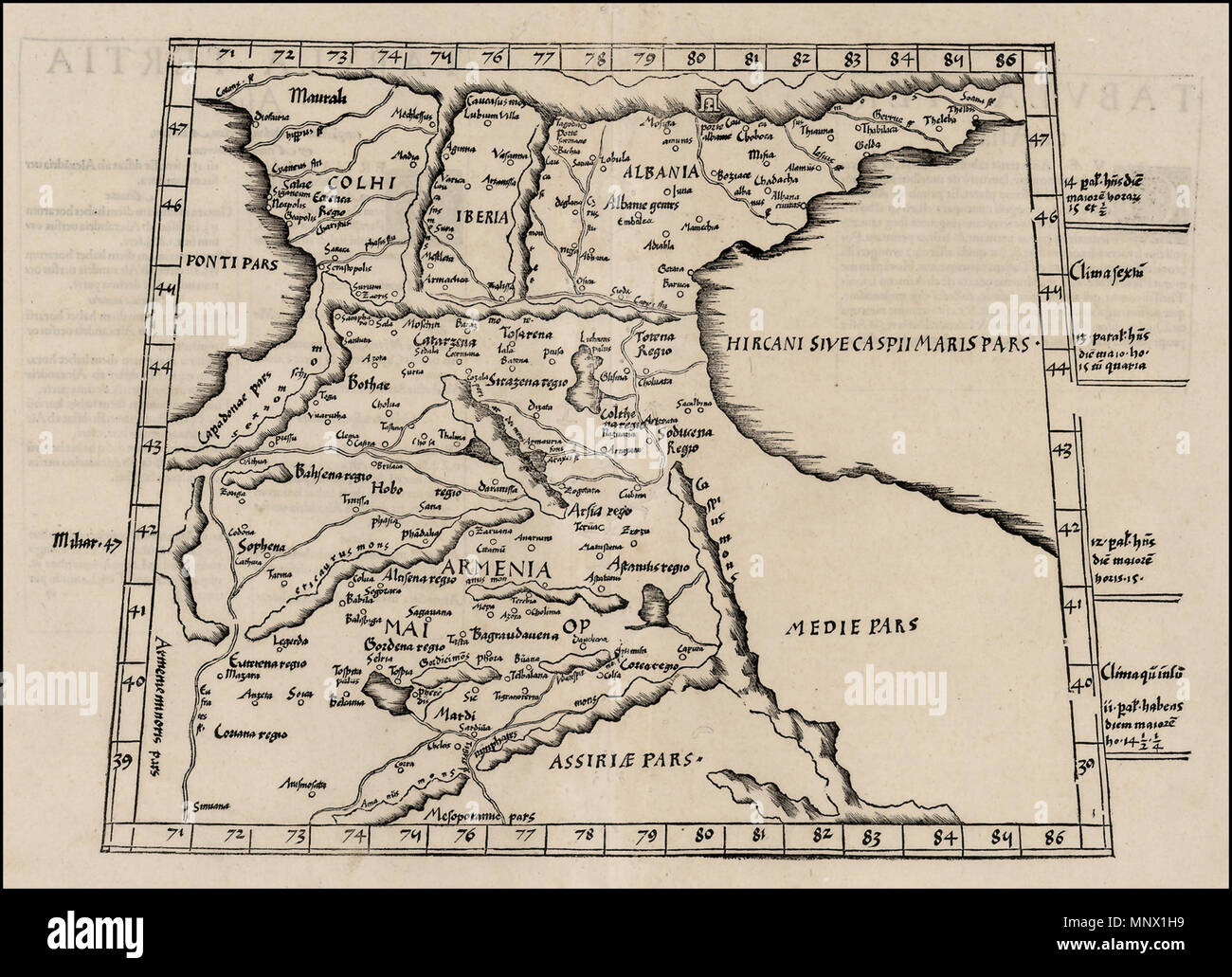 Map armenia colchis iberia albania hi-res stock photography and images ...