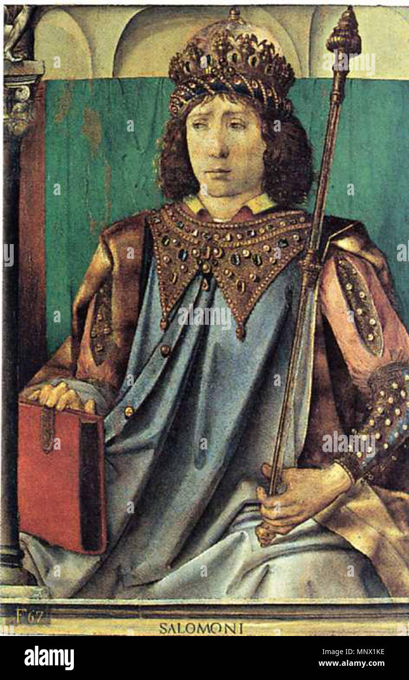 Salomoni . Italiano: Salomoni (Salomone) - Studiolo di Federico da ...