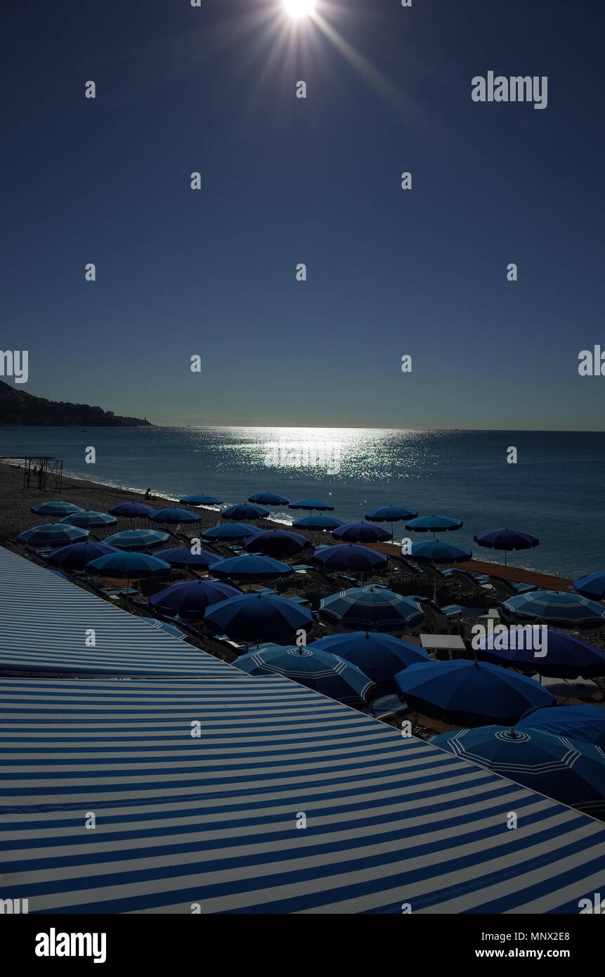Nice sun umbrellas hi-res stock photography and images - Alamy