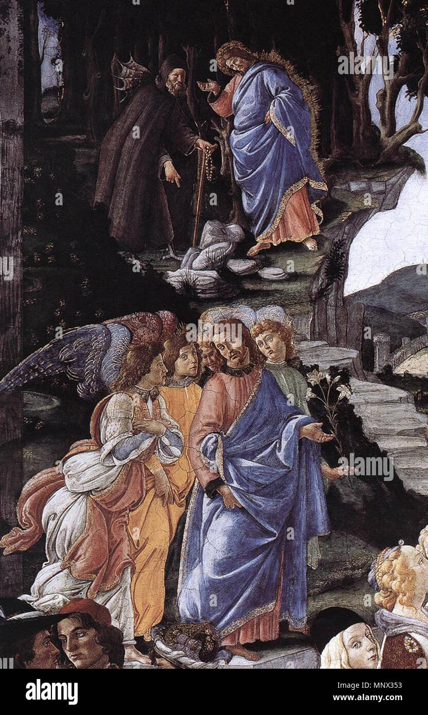 Botticelli temptation christ detail hi-res stock photography and images ...