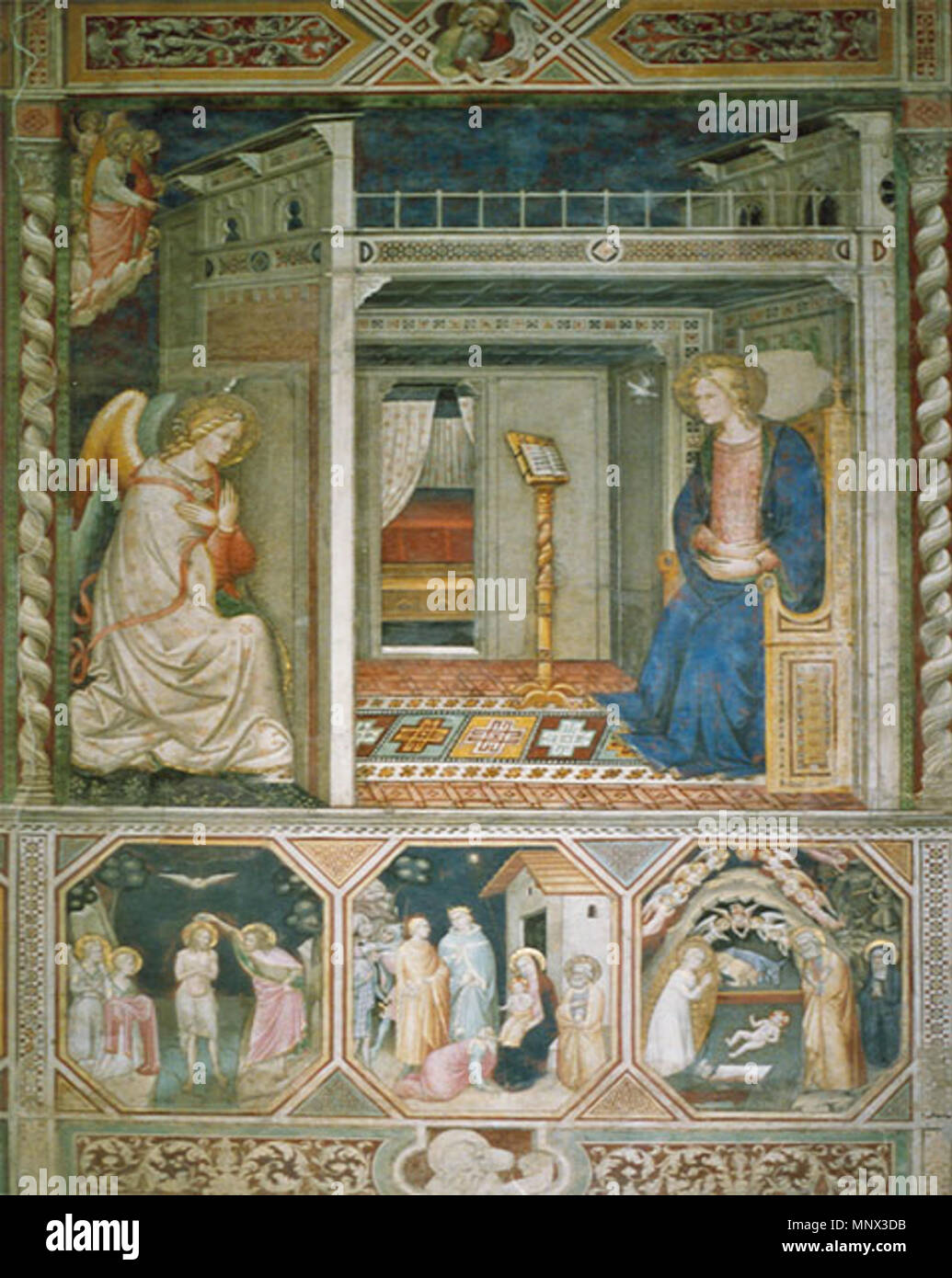 The Annunciation from 1390 until 1399. 1094 Santa Maria Novella 9 ...