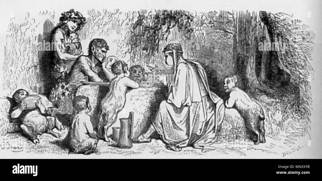 Satyr or faun Black and White Stock Photos & Images - Alamy