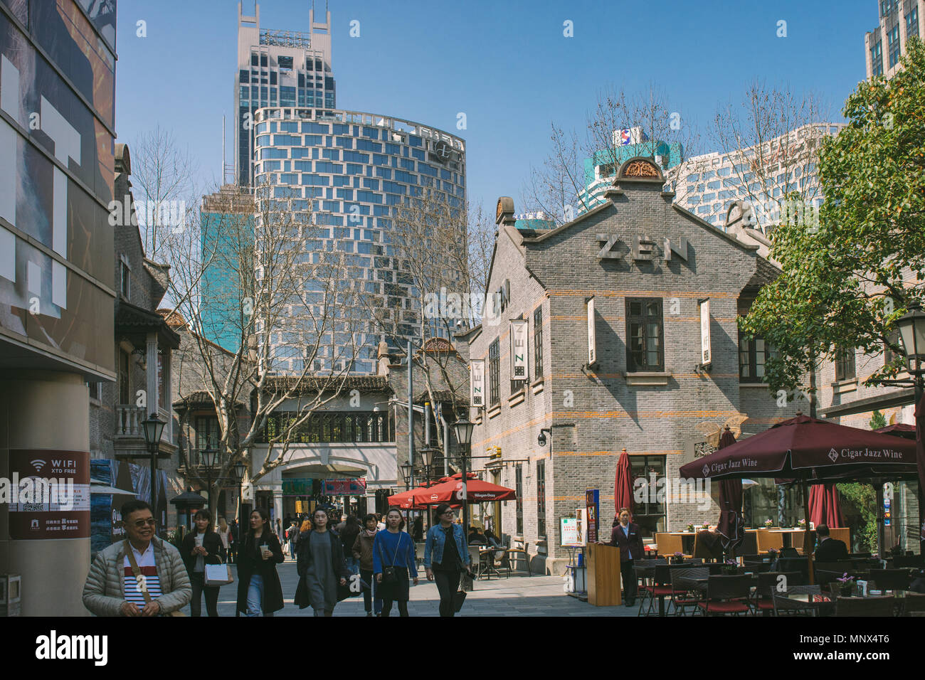 Xintiandi, shanghai shopping, and entertaiment district Stock Photo - Alamy